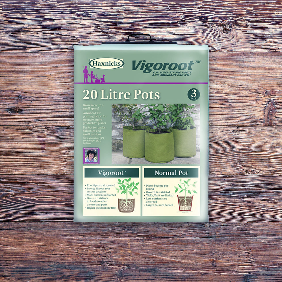 Vigoroot Pots - 3 Pack | Pots & Planters | Haxnicks