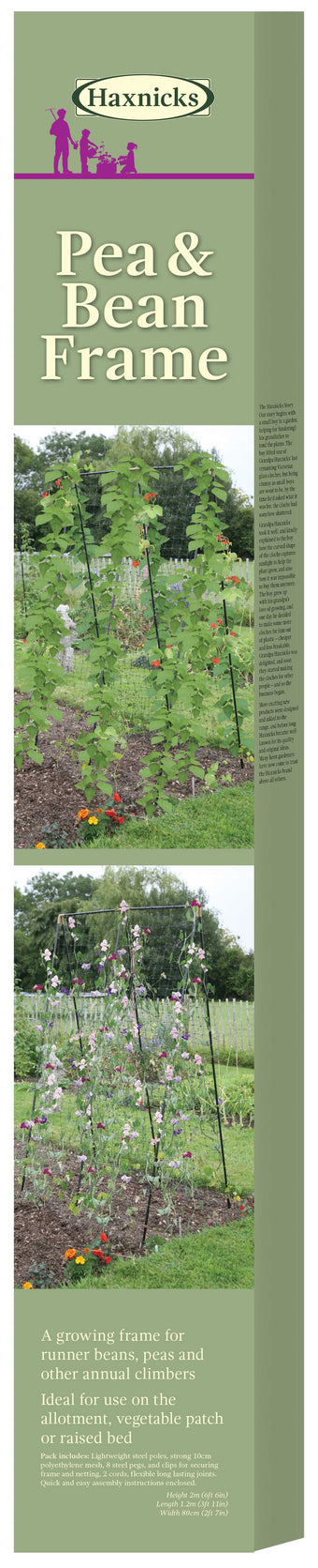 Steel Pea and Bean Frames | Plant Support | Haxnicks