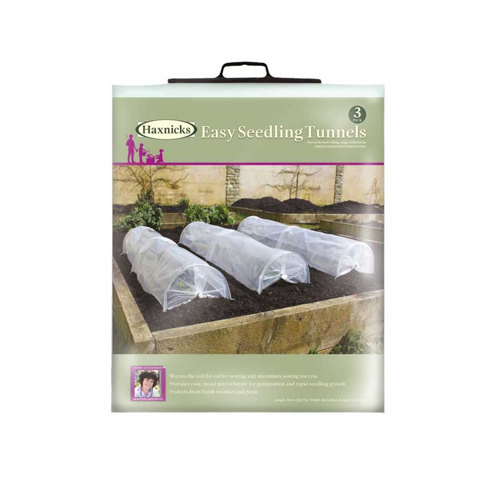 Easy Seedling Tunnels (3 Pack) | Plant Protection | Haxnicks